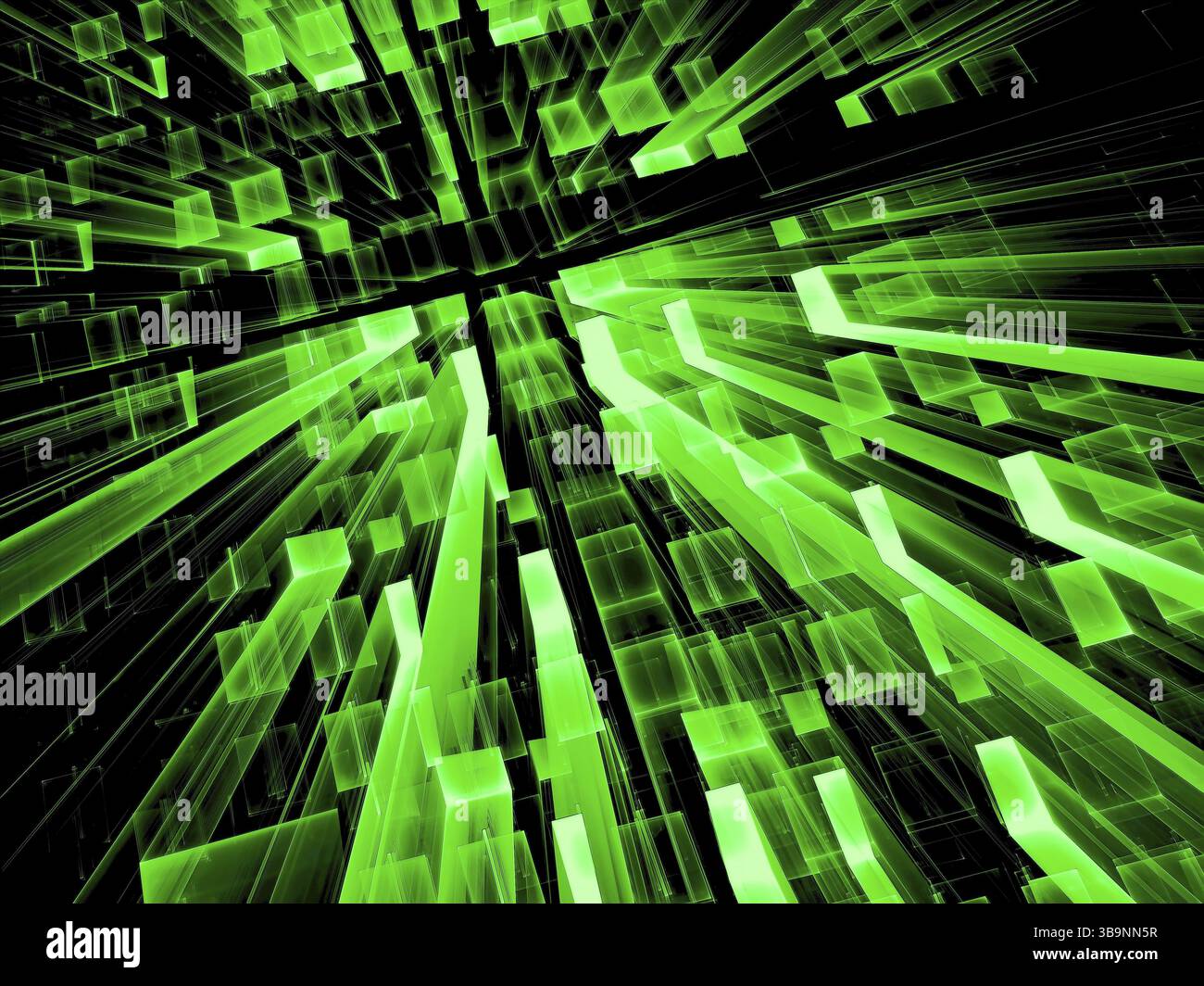 Green technology background - abstract computer-generated image ...