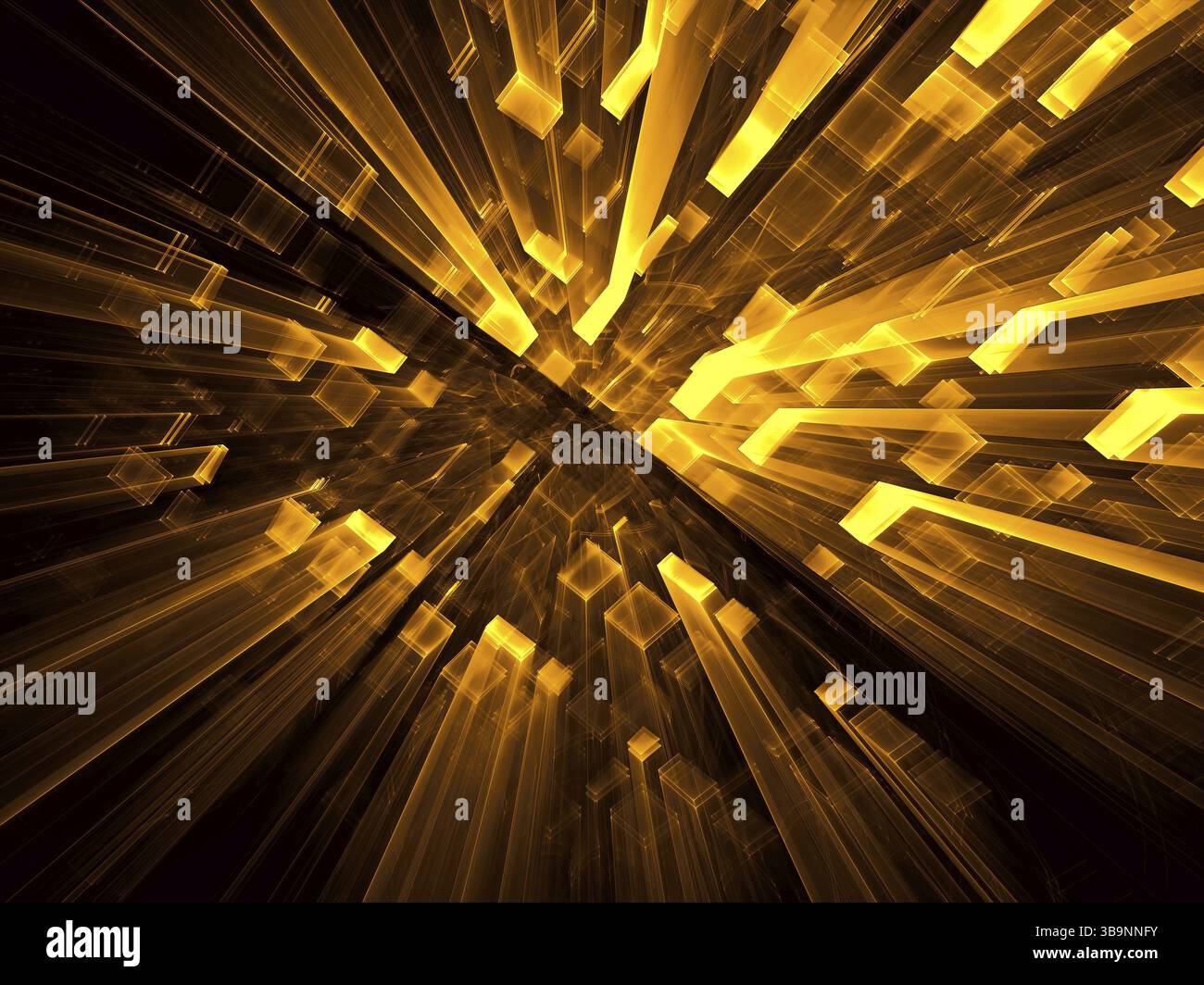 Abstract technology background - computer-generated 3 d illustration ...
