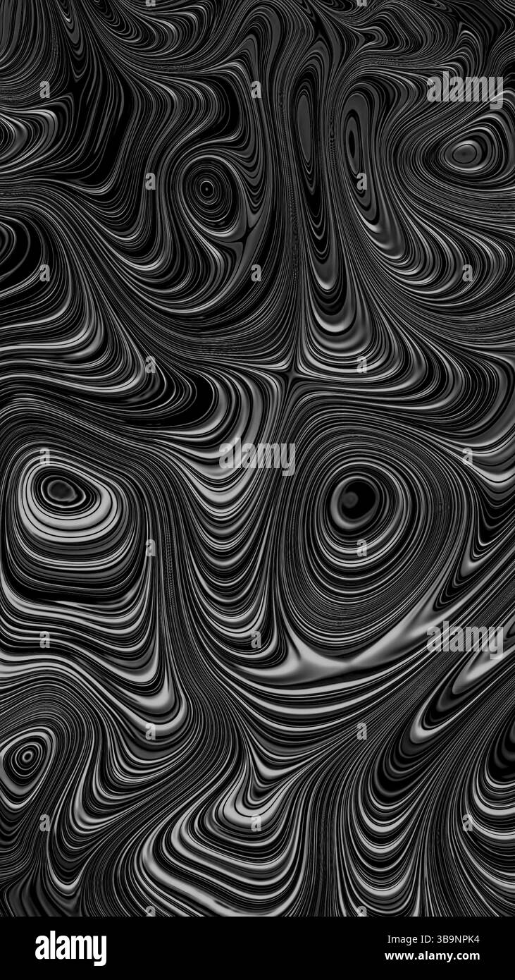 Abstract geometric background - computer-generated image. Fractal art ...