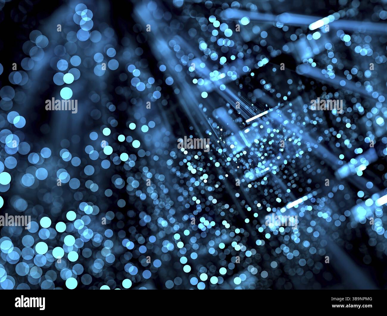 Blurred technology background - abstract computer-generated image. Tech ...