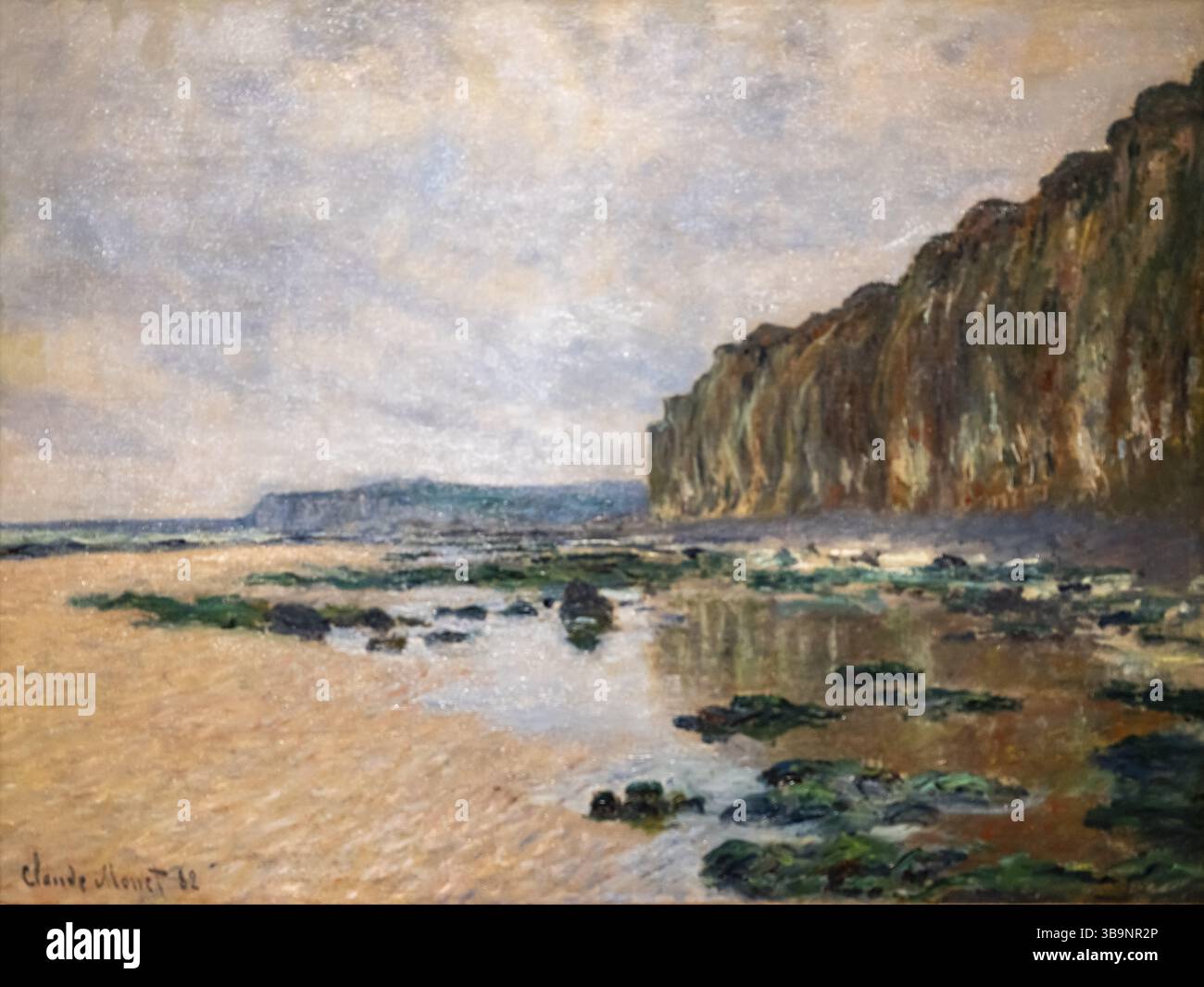 Claude Monet, Low Tide at Varengeville, 1882, oil on canvas, Thyssen ...