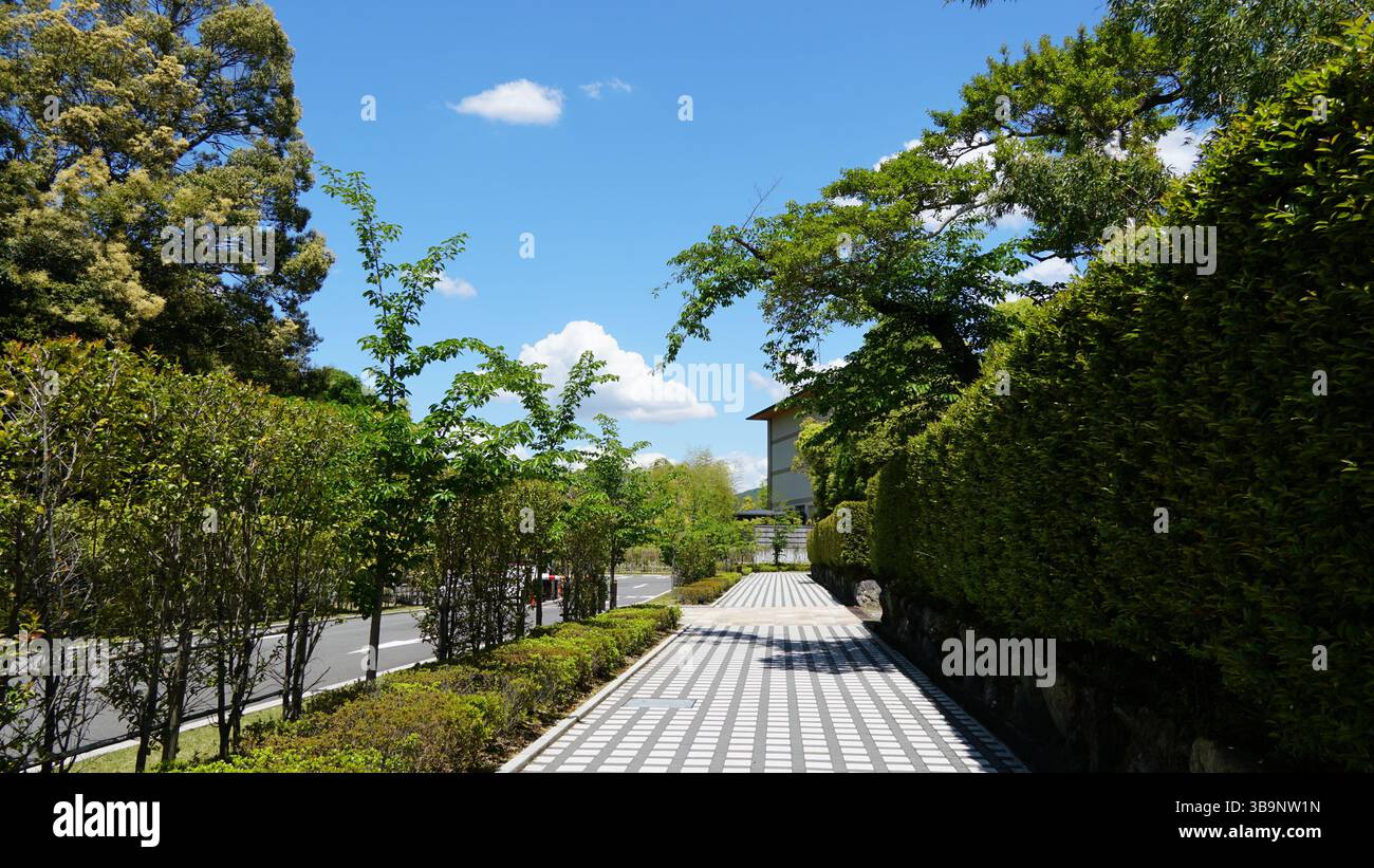 Tranquil Pathways of Yūraku-en:Harmony in a Japanese Garden Stock Photo ...