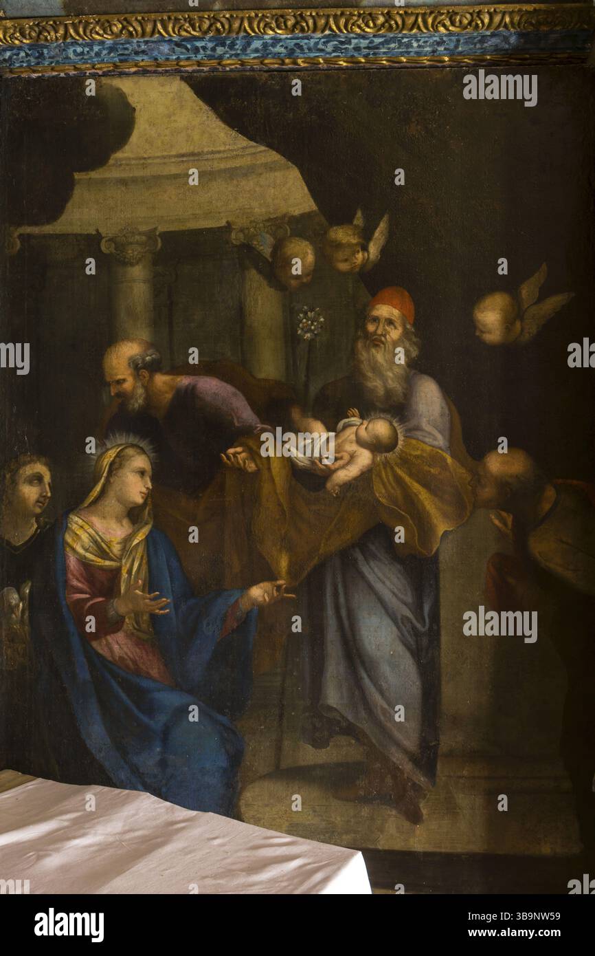 Presentation of Jesus in the Temple, Baroque altarpiece, 1622, designed ...