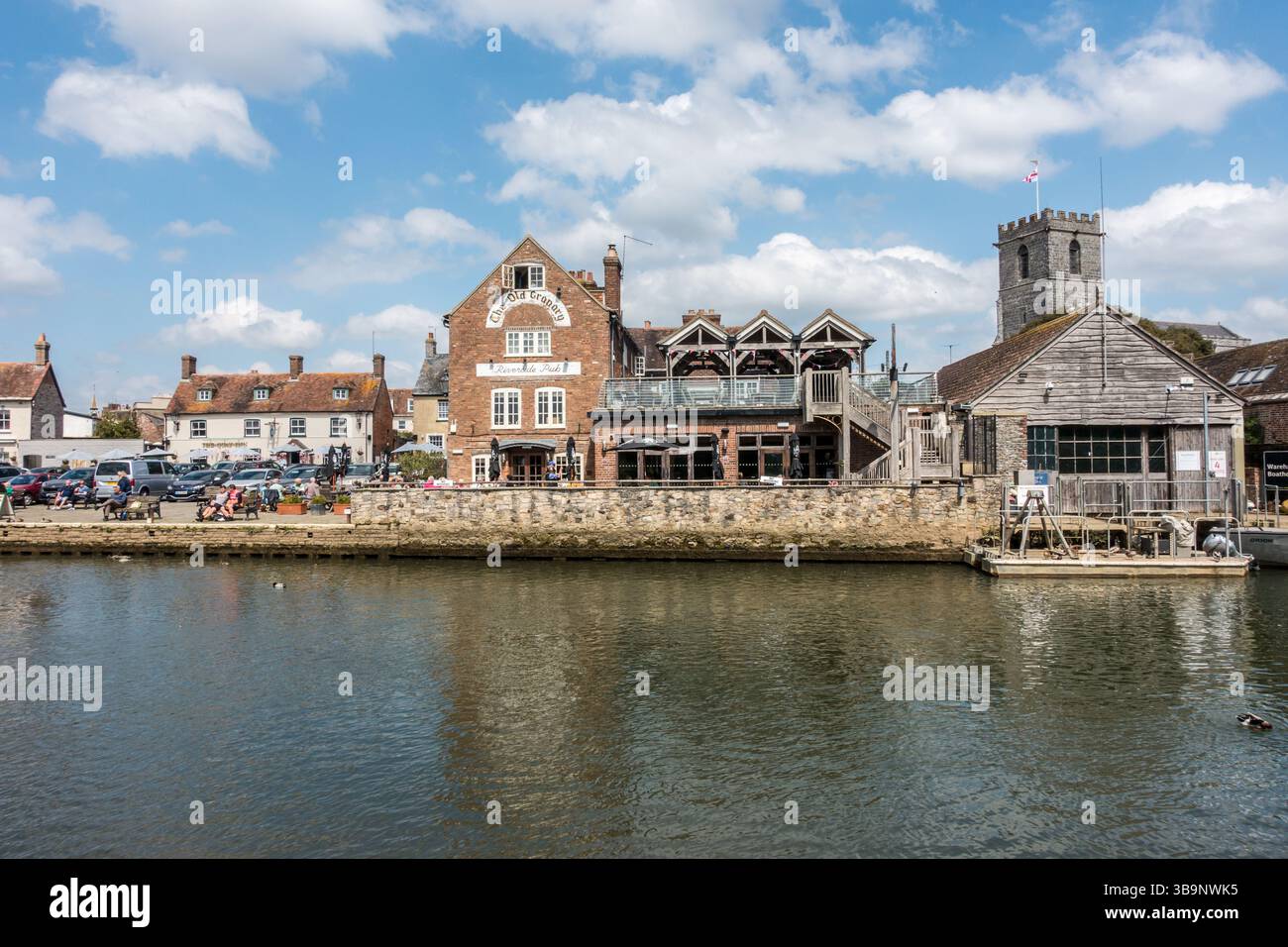 The Old Granary Pub in Wareham Dorset Stock Photo - Alamy