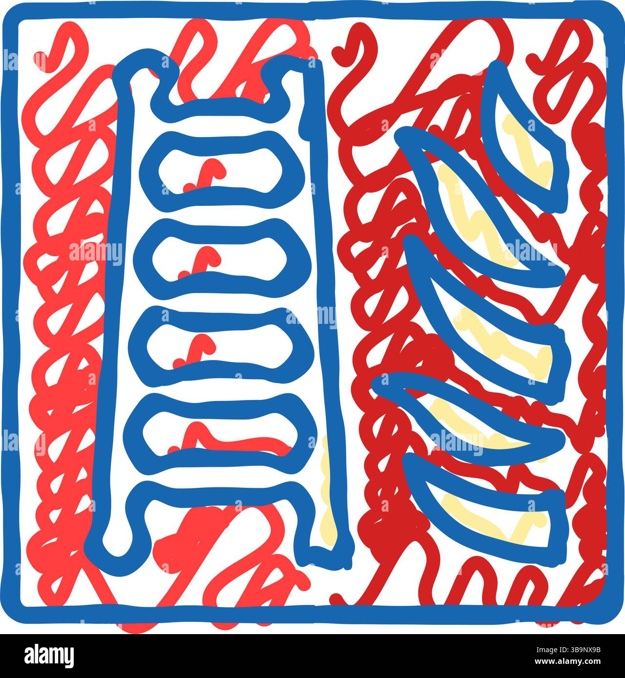 fire fighting hose standpipe outlet icon doodle illustration Stock ...