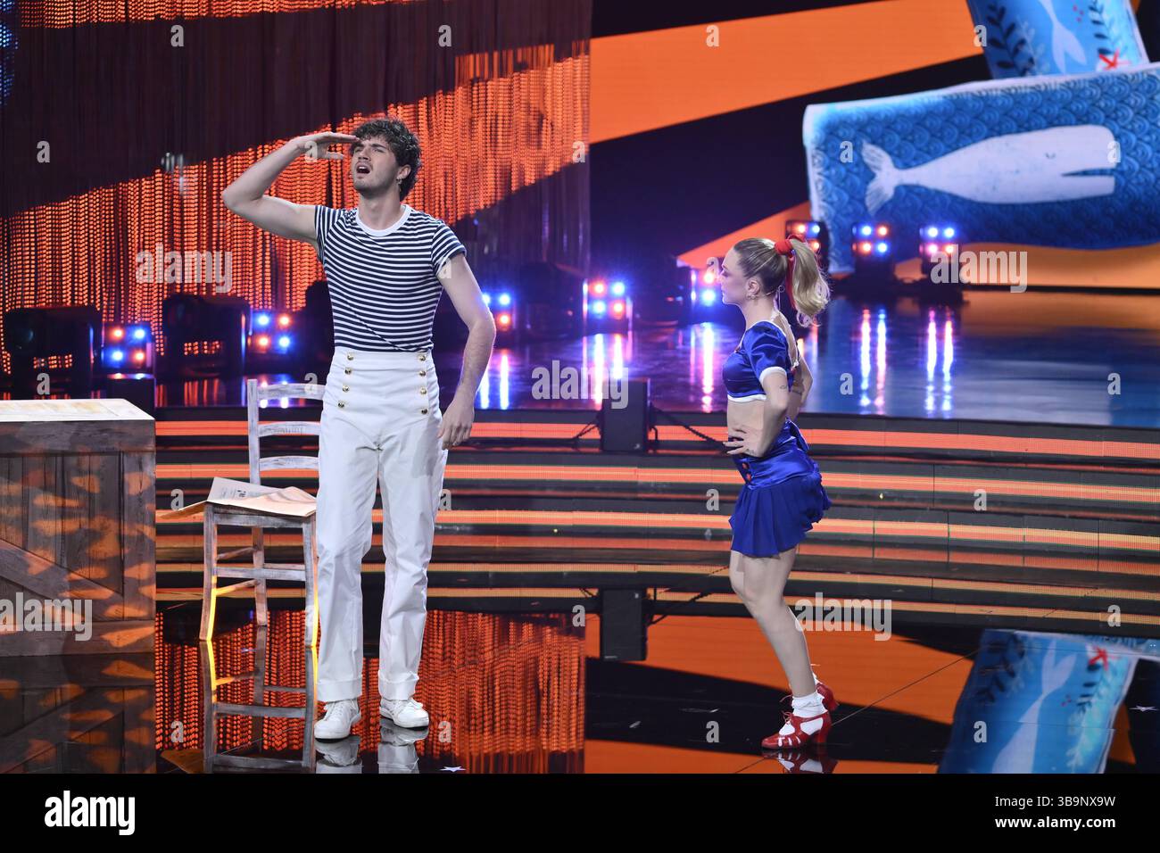 Rome, Italy. 10th May, 2025. Rome: Rai Auditorium of the Foro Italico. Broadcast Dreaming ...