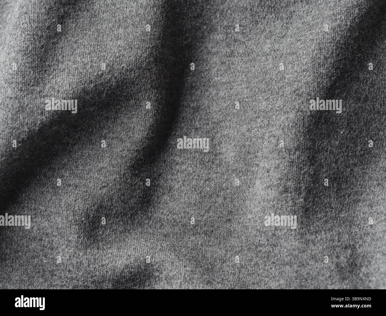 Gray cotton fabric texture. Clothes cotton jersey background with folds ...