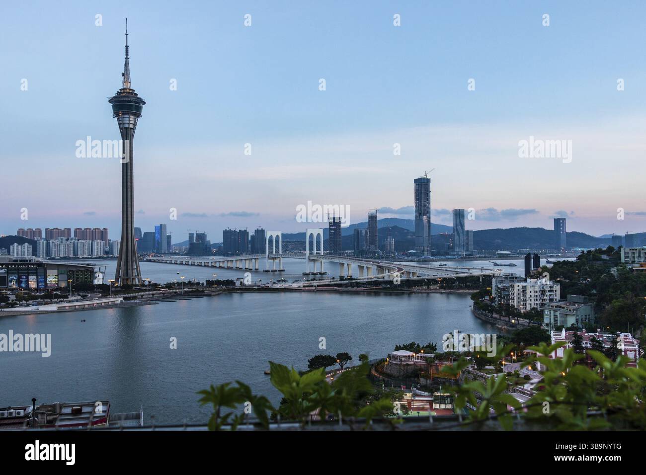 Macau Tower is 338 meters (about 1, 108 feet) above the ground. The ...
