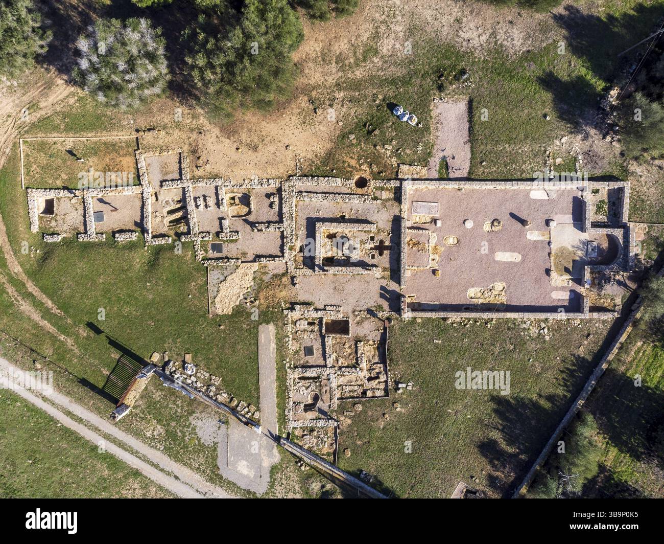 Basilica of Son Pereto of Paleochristian cult, archeological site of ...