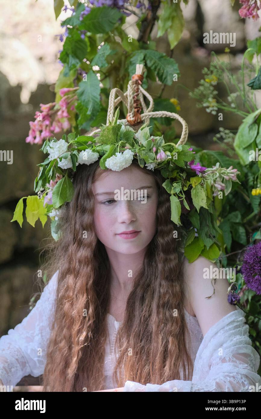 Randwick, Glos, UK. 10th May, 2025. Anya Prosser the Wap Queen ...