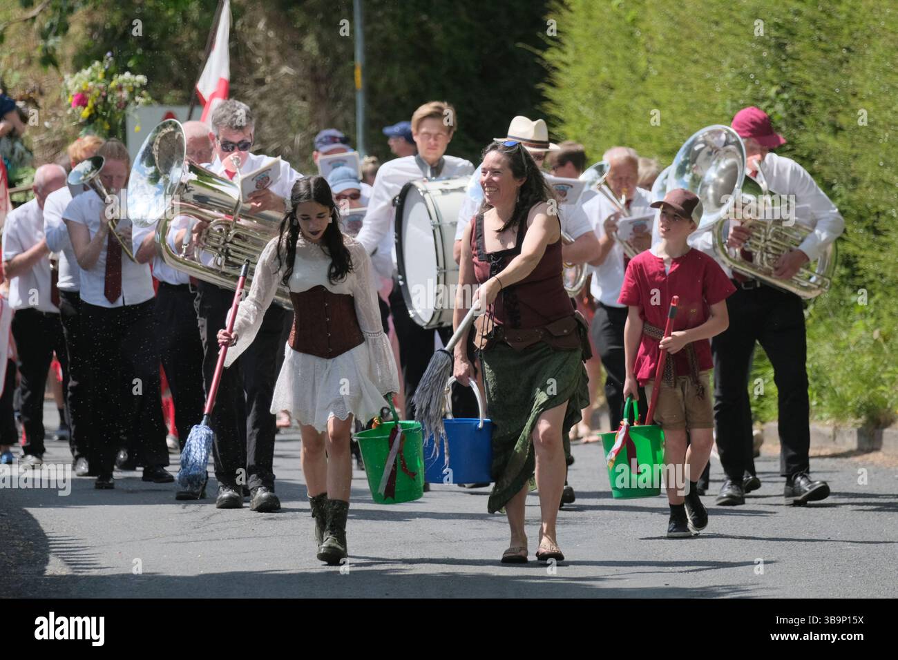 Randwick, Glos, UK. 10th May, 2025. Randwick Wap is a traditional ...