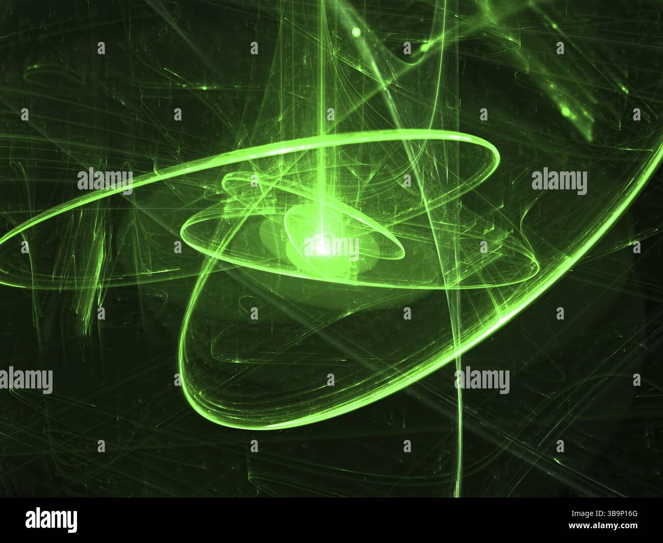 Abstract technology background - computer-generated image. Fractal art ...