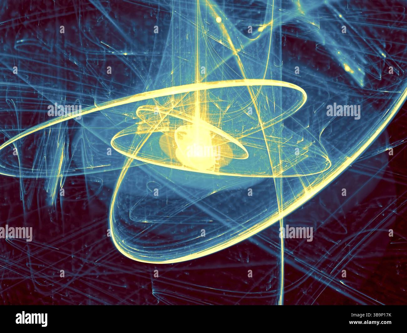 Abstract technology background - computer-generated image. Fractal art ...