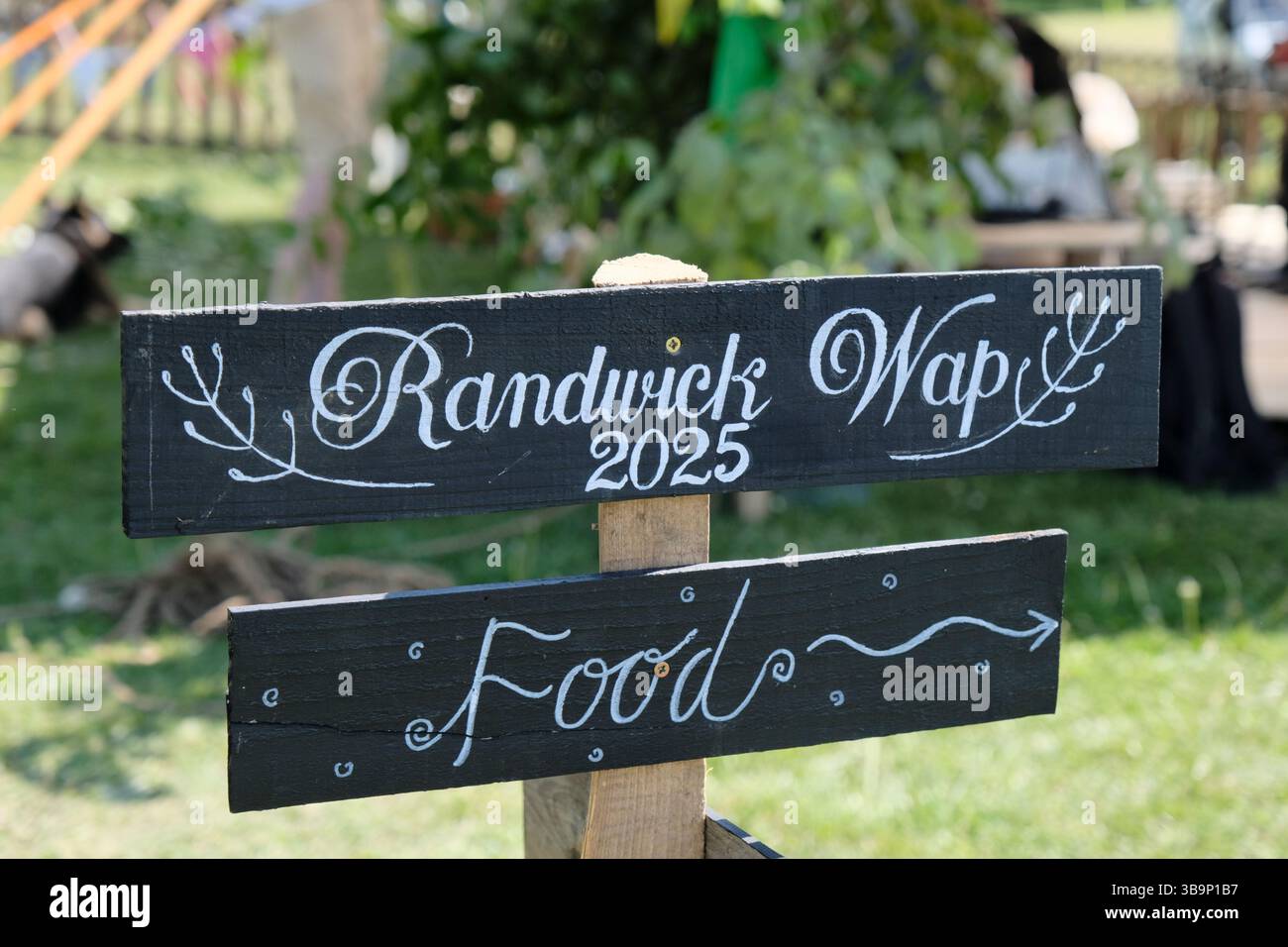 Randwick, Glos, UK. 10th May, 2025. Randwick Wap is a traditional ...