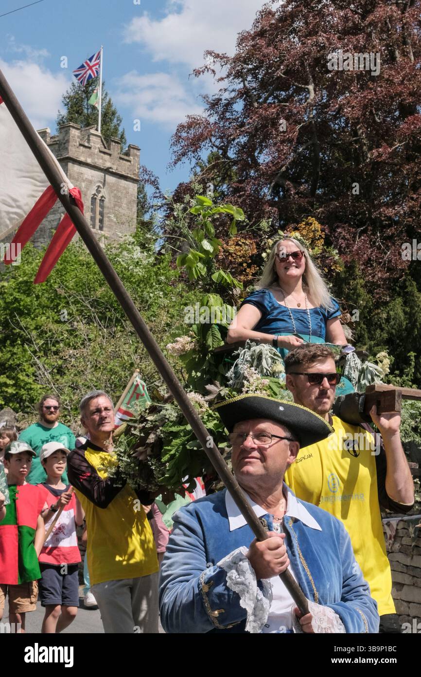 Randwick, Glos, UK. 10th May, 2025. Wap Mayor Karen Chastney. Randwick ...