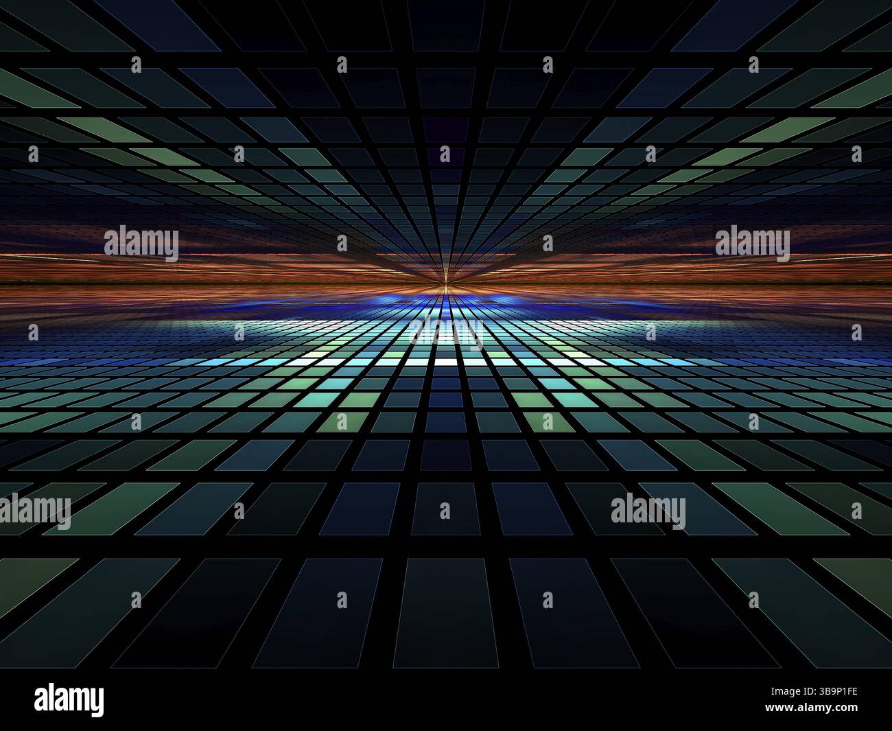 Simple technology or business background with perspective effect ...