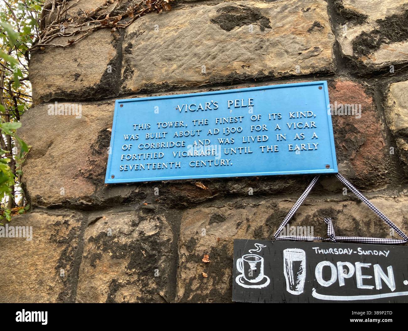 Corbridge Vicar's Pele Tower in the Saxon and Roman town of Corbridge ...