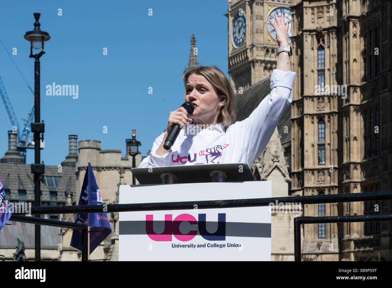 London, UK. 10th May, 2025. General Secretary of the University and ...