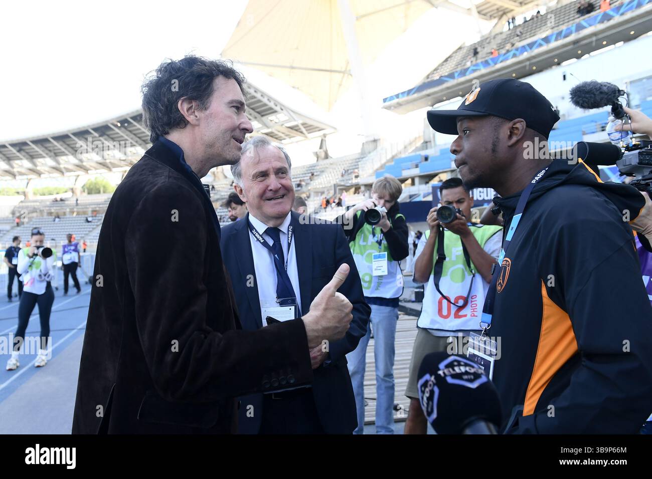 Pierre FERRACCI (President Paris Fc PFC) - Antoine ARNAULT - NINHO ...