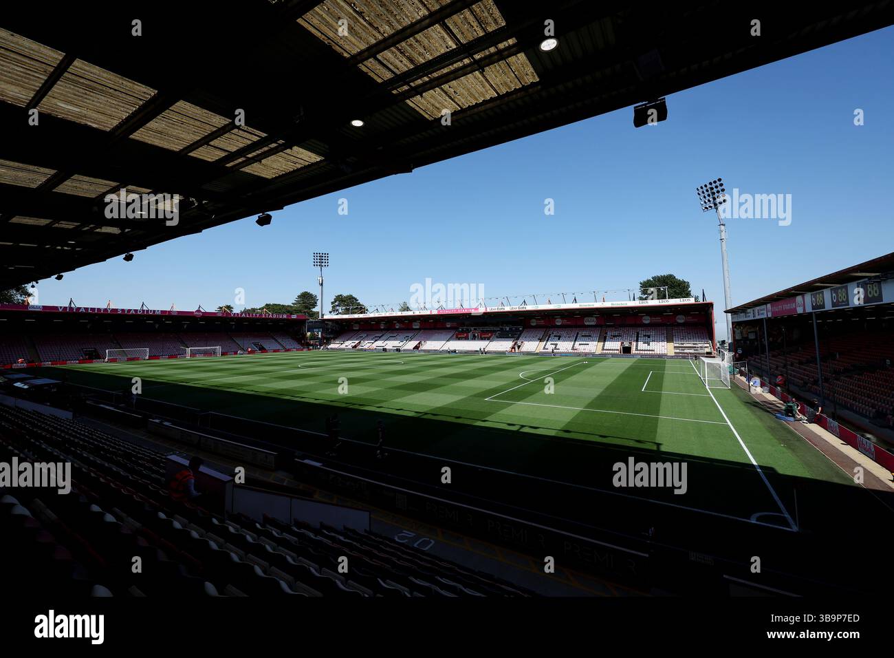 A general view inside the Vitality Stadium, Bournemouth, ahead of the ...