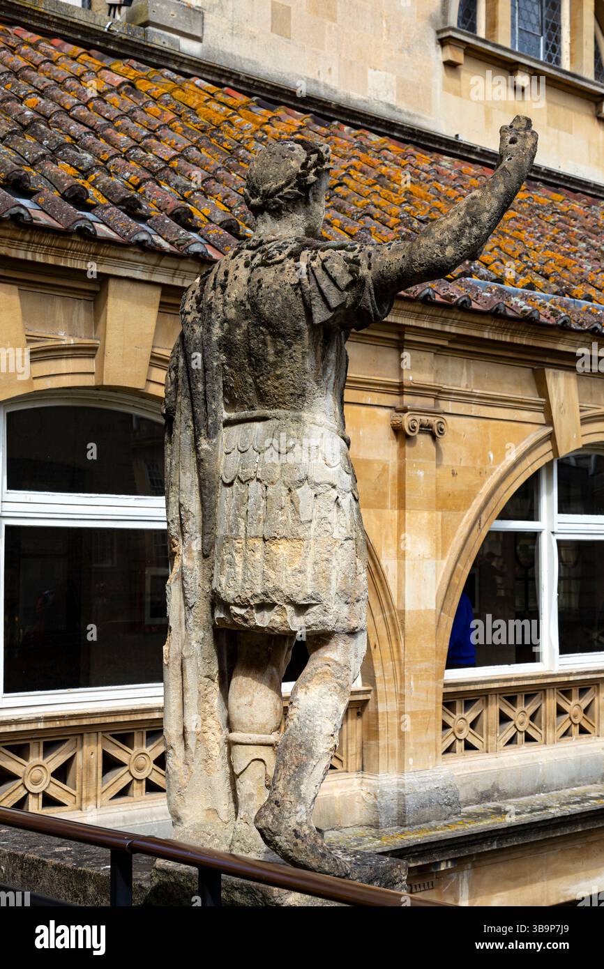 The Great Bath at the Roman Baths in Bath Somerset, England, UK Stock ...