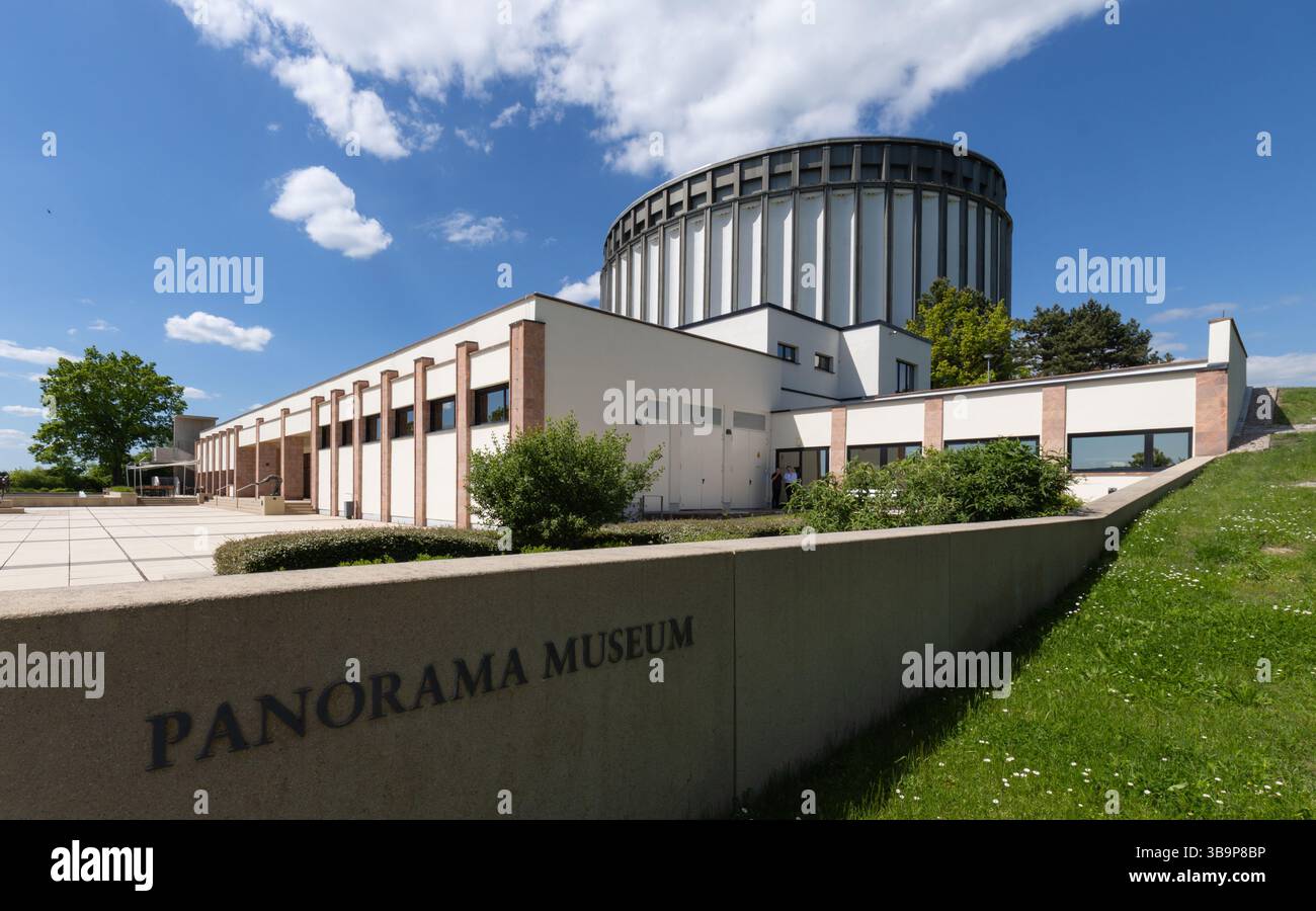 10 May 2025, Thuringia, Bad Frankenhausen: The Panorama Museum, where ...