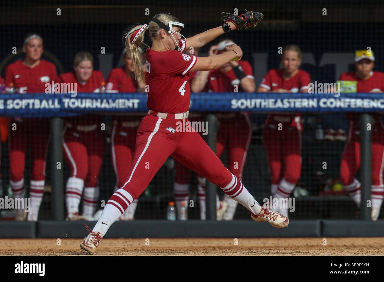ATHENS, GA - MAY 09: Arkansas starting pitcher/relief pitcher Reis ...