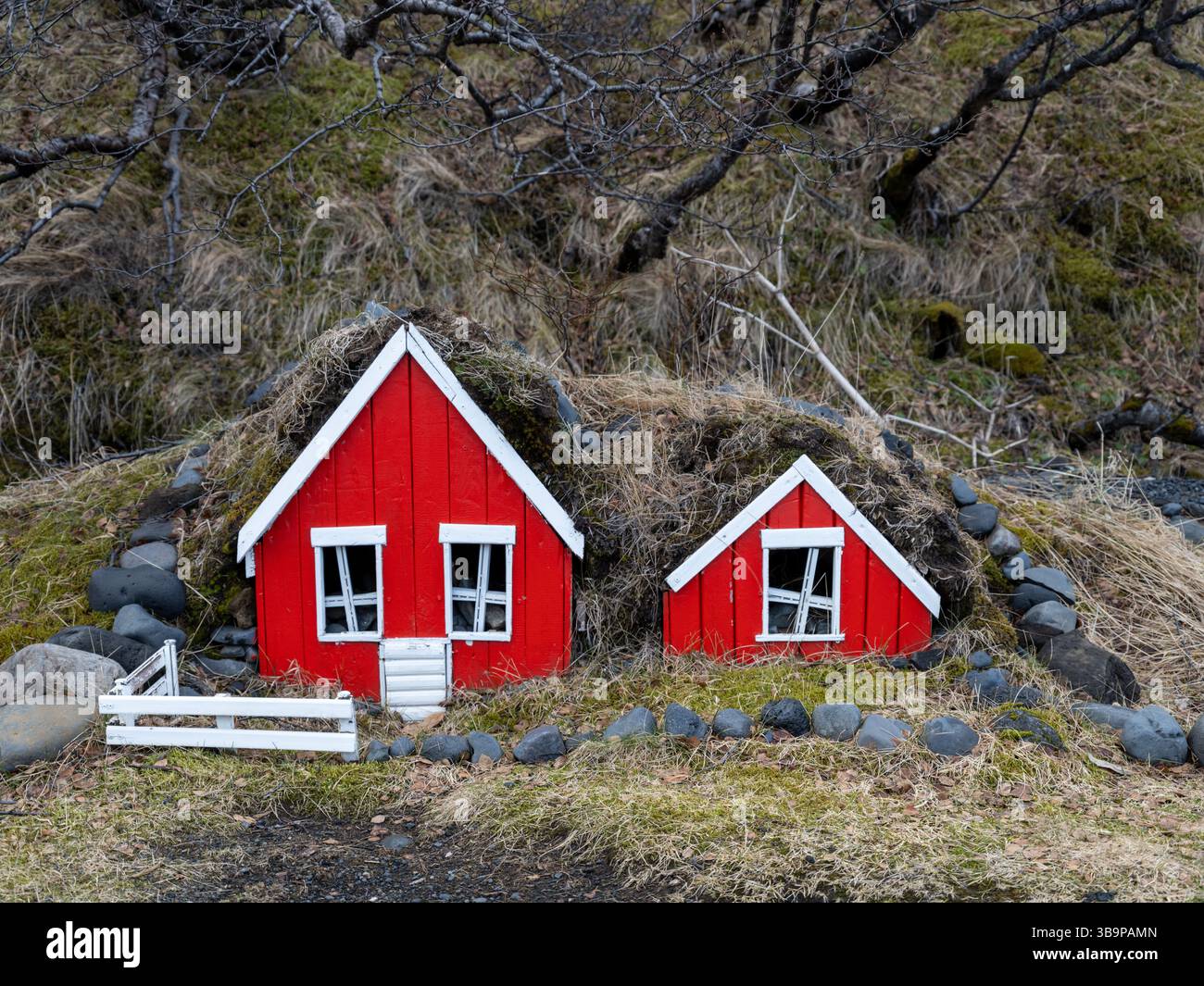 April 2025 - A pair of Elf houses in Thorsmork valley camp ground in ...