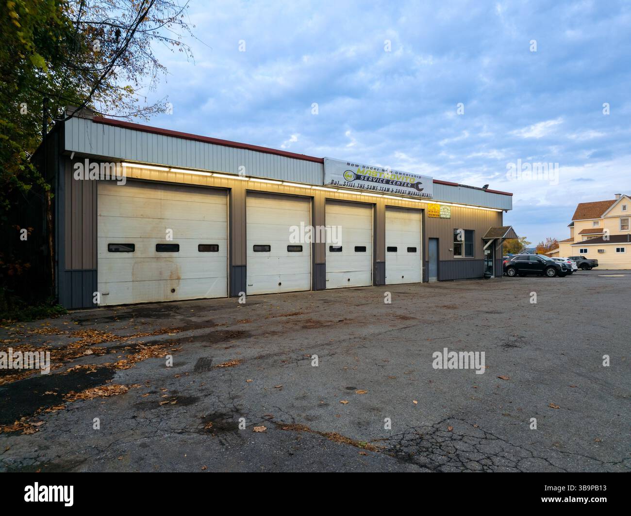 New York Mills, New York - Oct 26, 2023: View of Mastrovito Auto ...