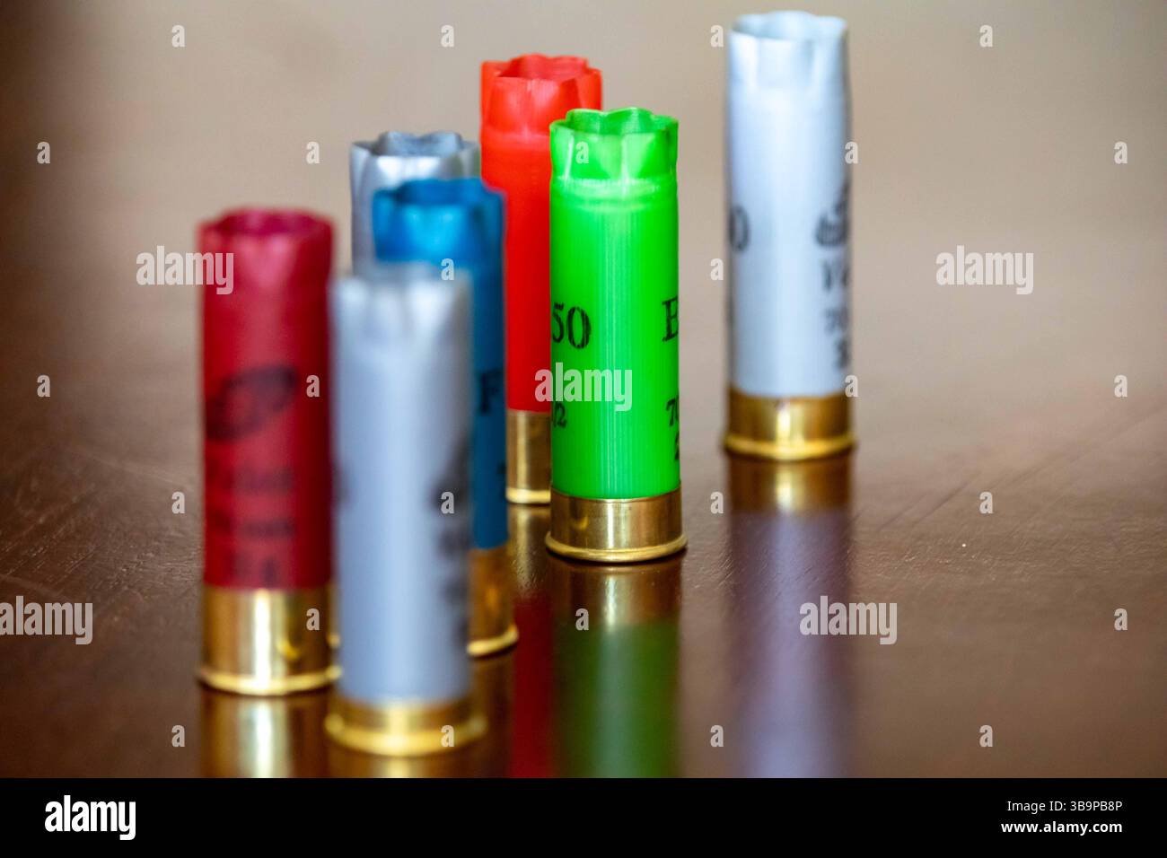 objects from the Olympic sports skeet shooting with a 12 gauge shotgun ...