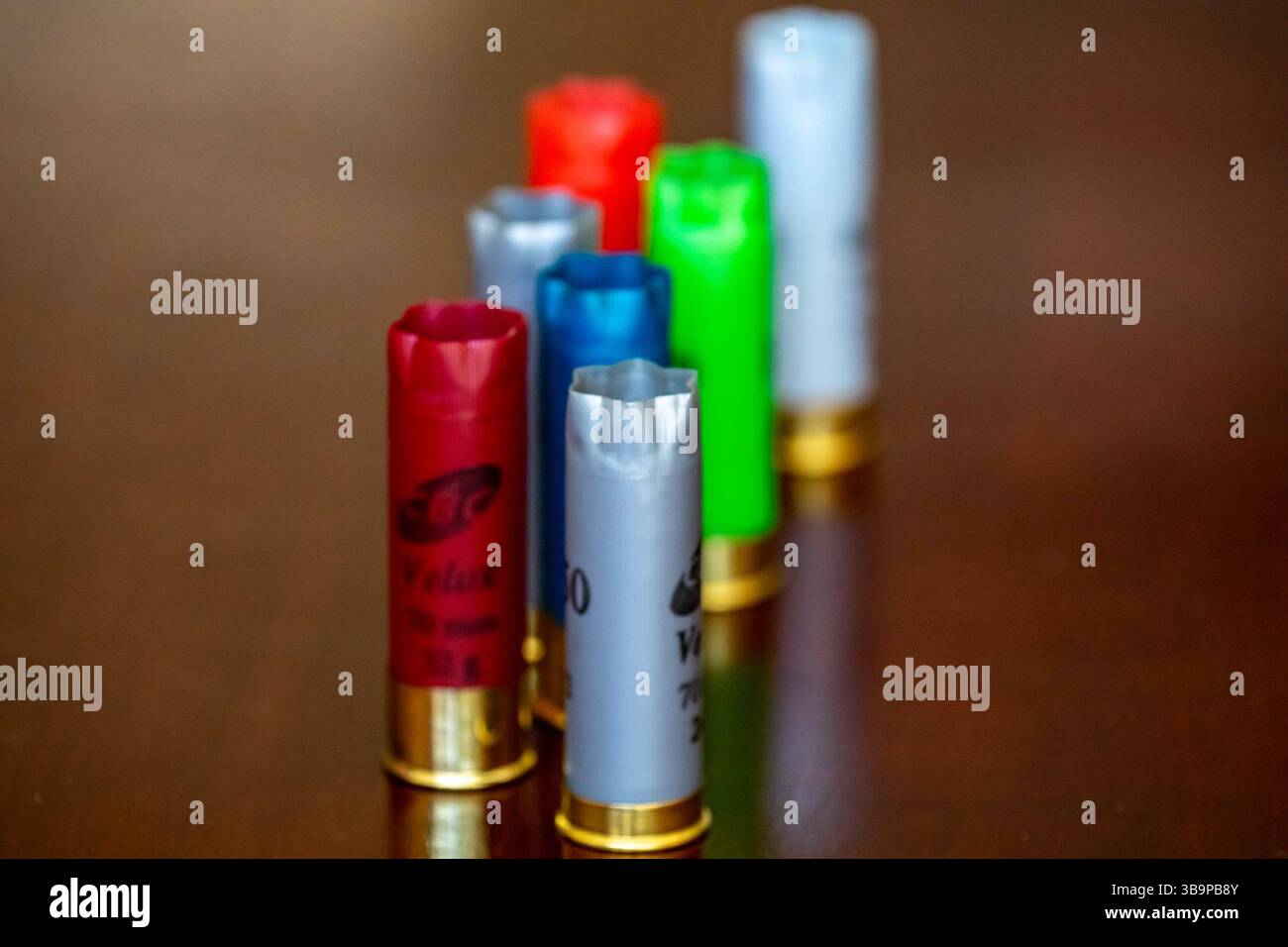 objects from the Olympic sports skeet shooting with a 12 gauge shotgun ...