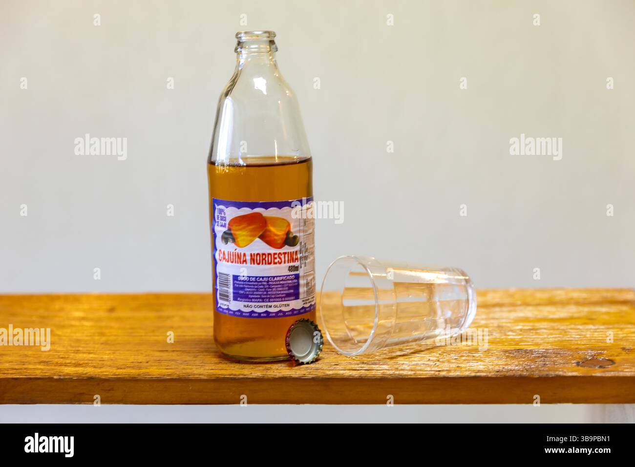 Traditional and iconic carbonated sweet drink known as cajuina ...