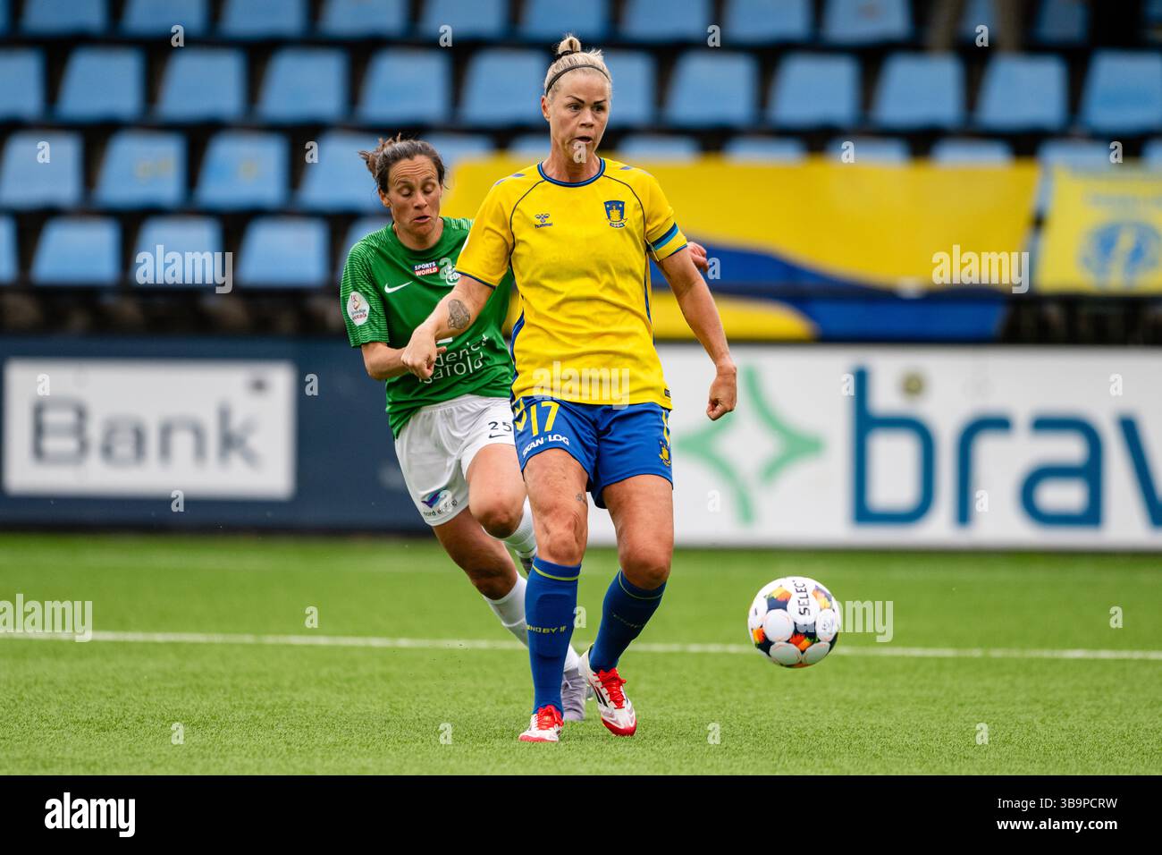 Broendby, Denmark. 10th May, 2025. Julie Tavlo Petersson (17) of ...