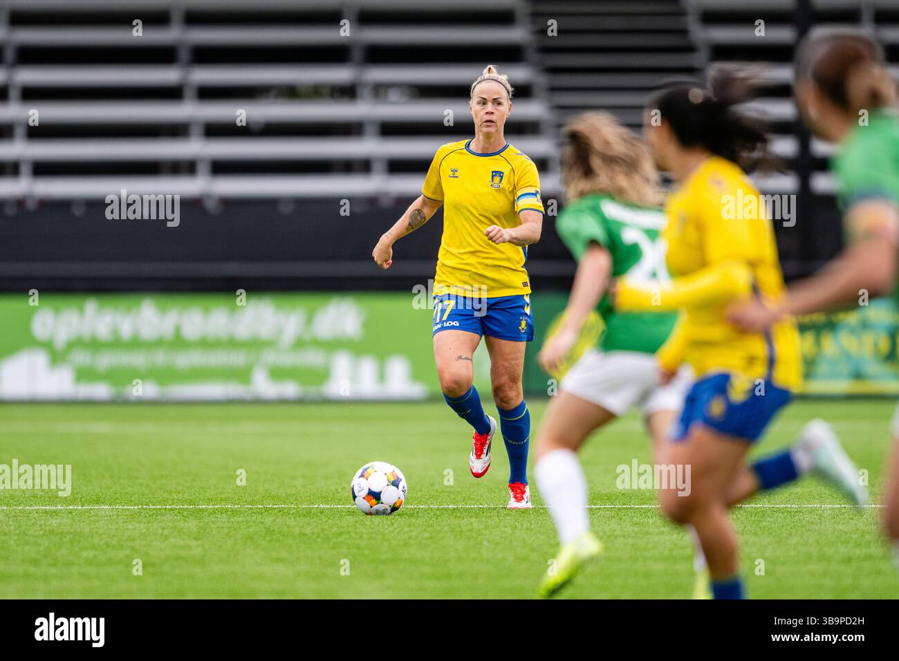 Broendby, Denmark. 10th May, 2025. Julie Tavlo Petersson (17) of ...