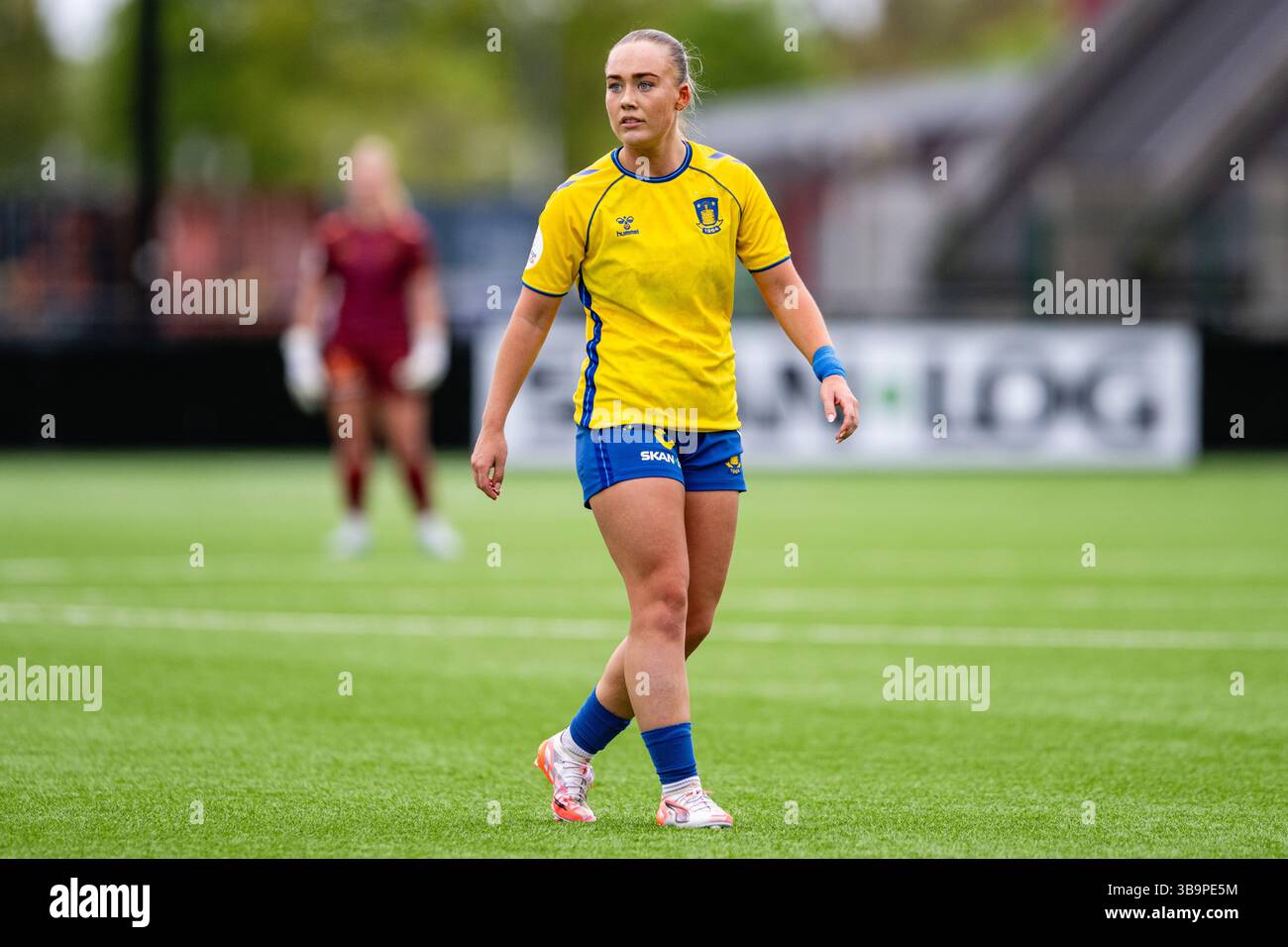 Broendby, Denmark. 10th May, 2025. Julie Jorde (6) of Broendby IF seen ...