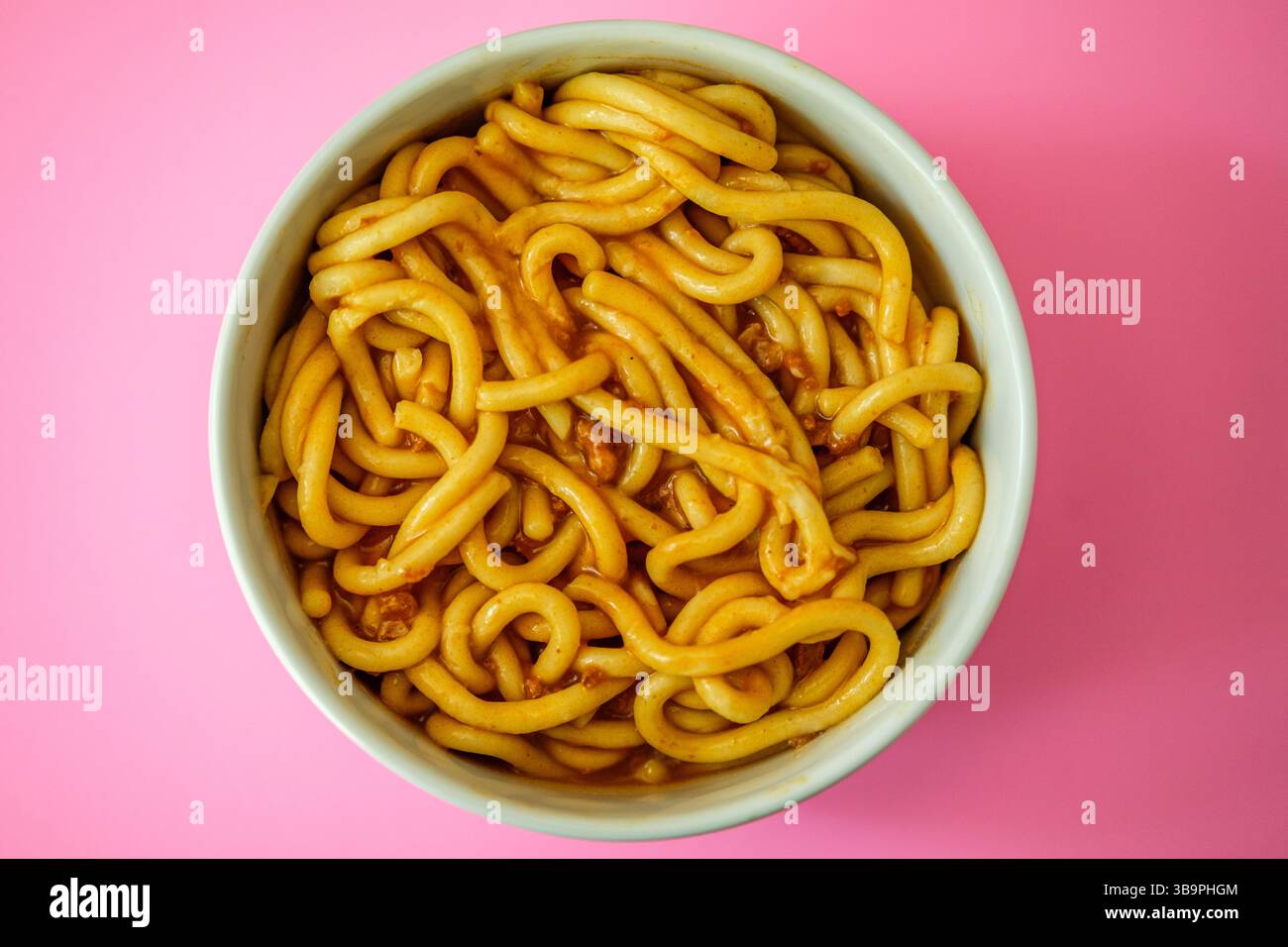London UK, May 10 2025, A bowl of Classic Spaghetti Bolognese Italian ...