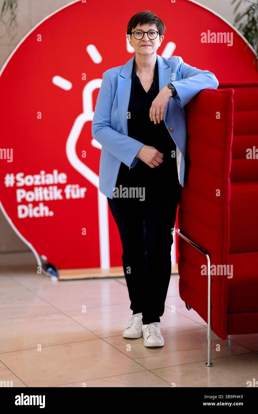 Saskia Esken DEU, Deutschland, Germany, Berlin, 17.03.2025 Portrait ...
