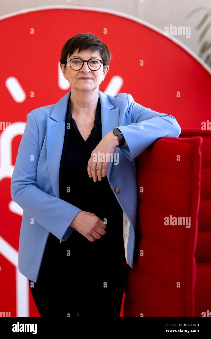 Saskia Esken DEU, Deutschland, Germany, Berlin, 17.03.2025 Portrait ...