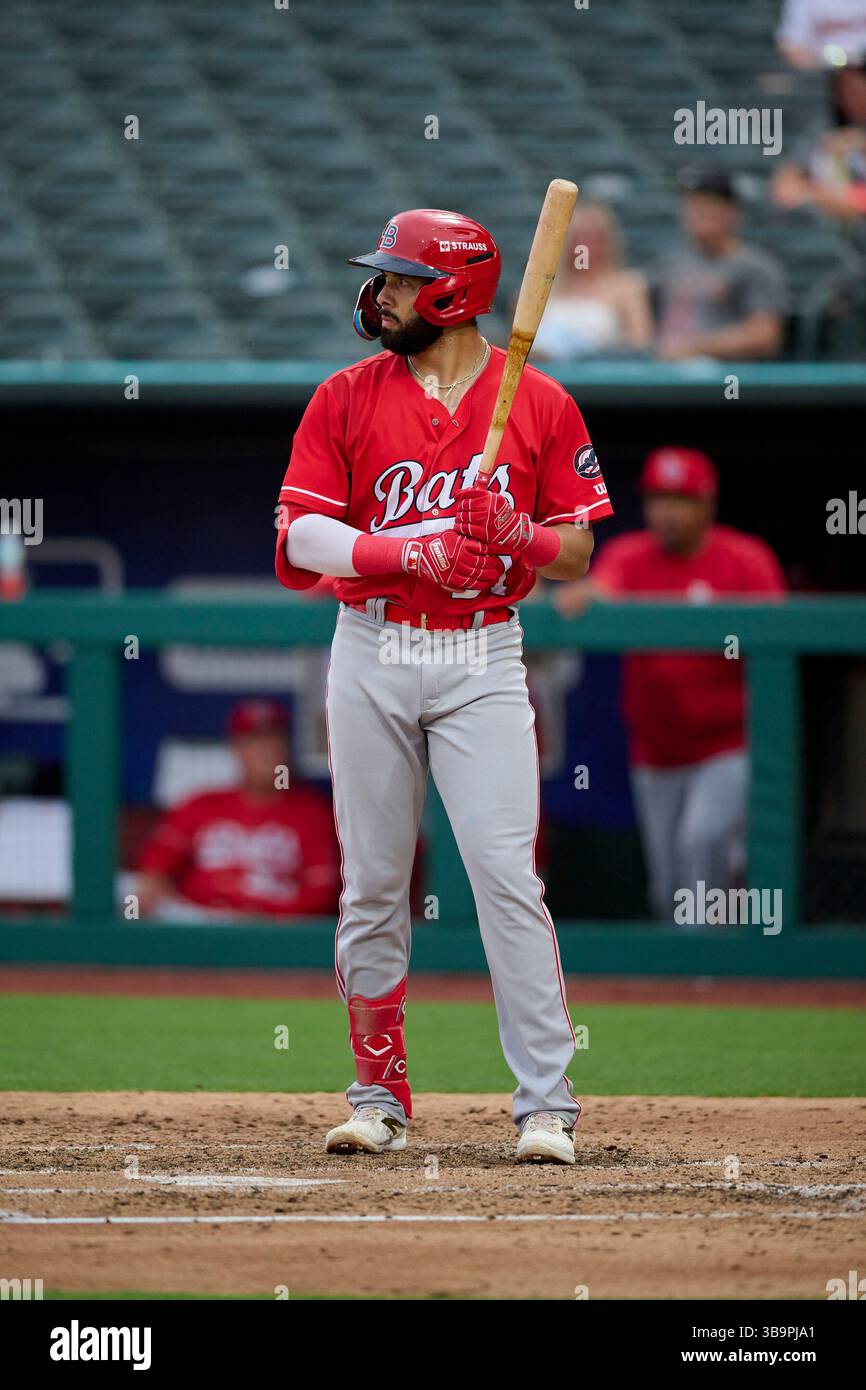 Louisville Bats Edwin Ríos (51) bats during an MiLB International ...