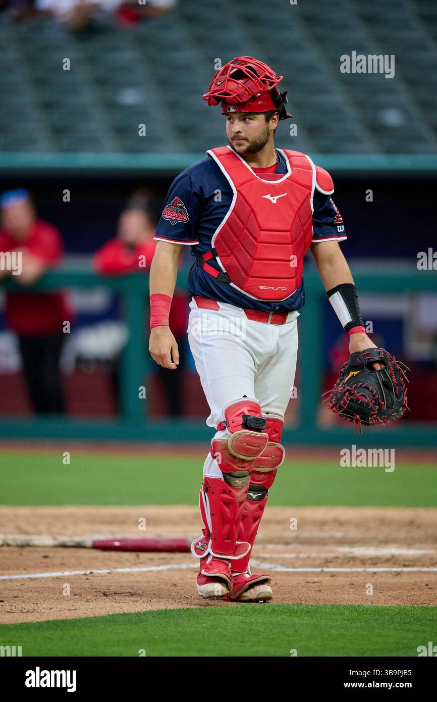 Memphis Redbirds catcher Jimmy Crooks (46) during an MiLB International ...
