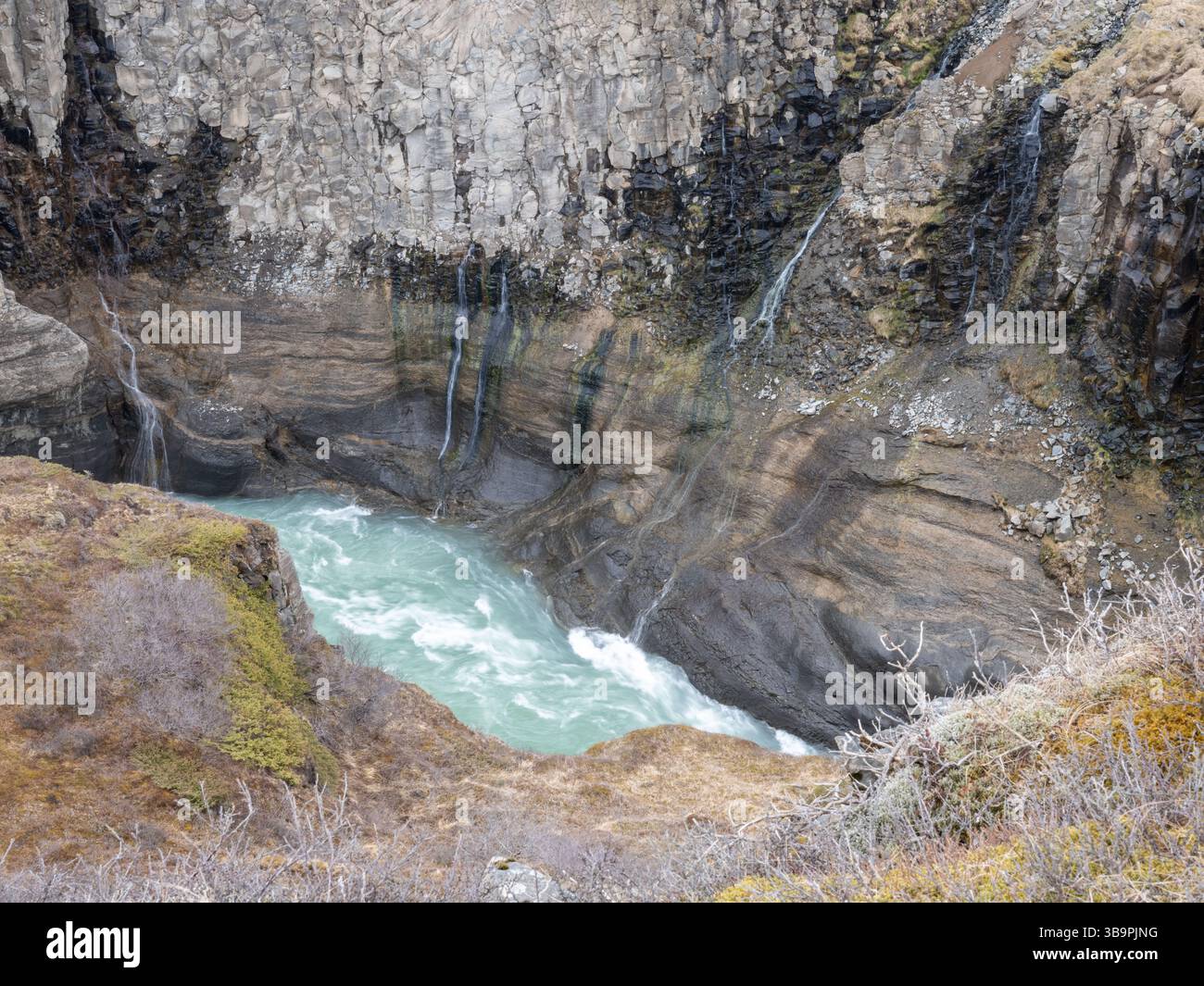 April 2025 - The very popular Gullfoss waterfall in Iceland Stock Photo ...
