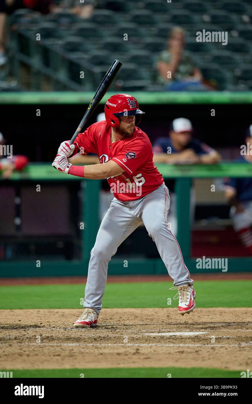 Louisville Bats P.J. Higgins (16) bats during an MiLB International ...