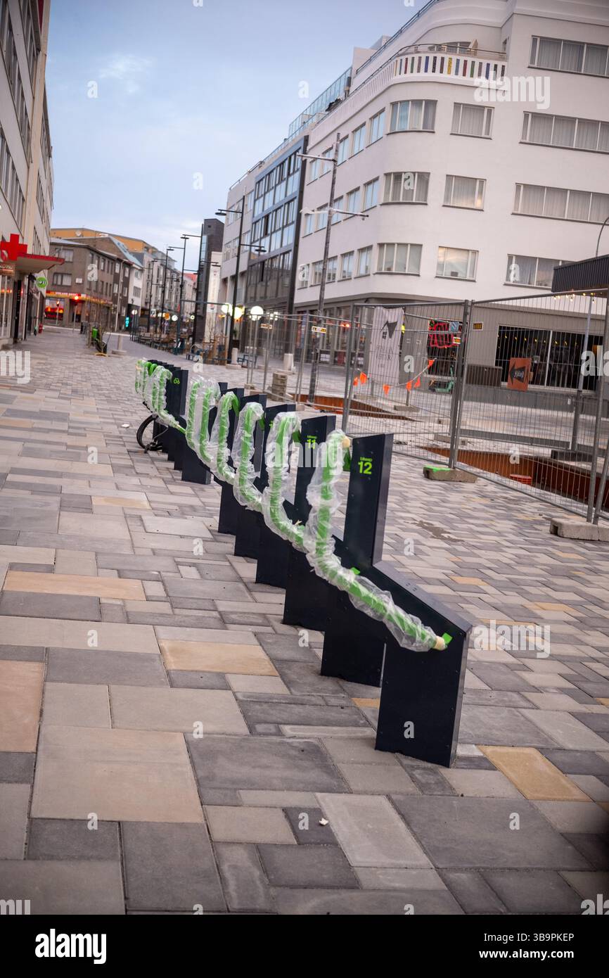 April 2025 - Electric bike racks installed as park of the ...