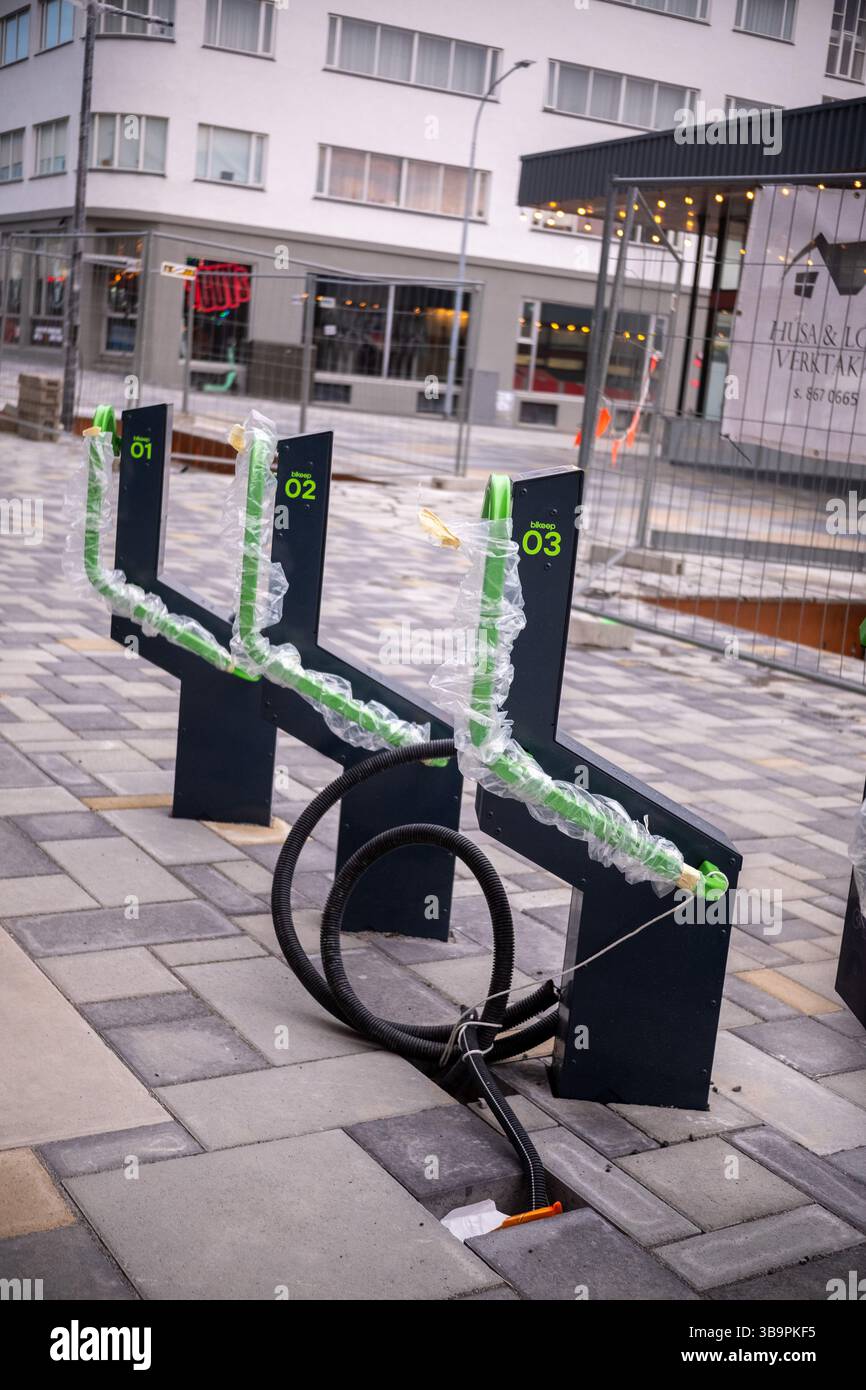 April 2025 - Electric bike racks installed as park of the ...