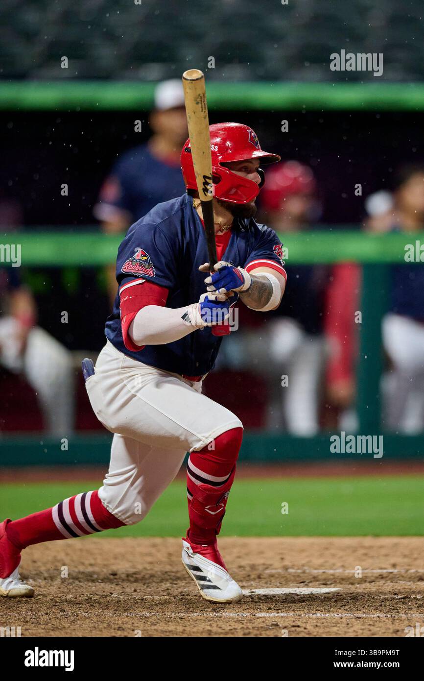 Memphis Redbirds César Prieto (13) bats during an MiLB International ...