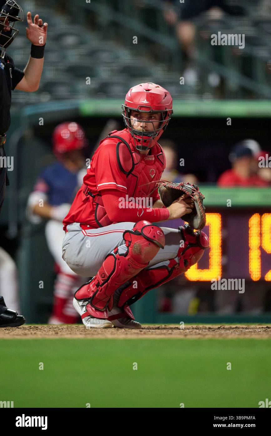 Cincinnati Reds catcher Tyler Stephenson (36), on rehab assignment with ...