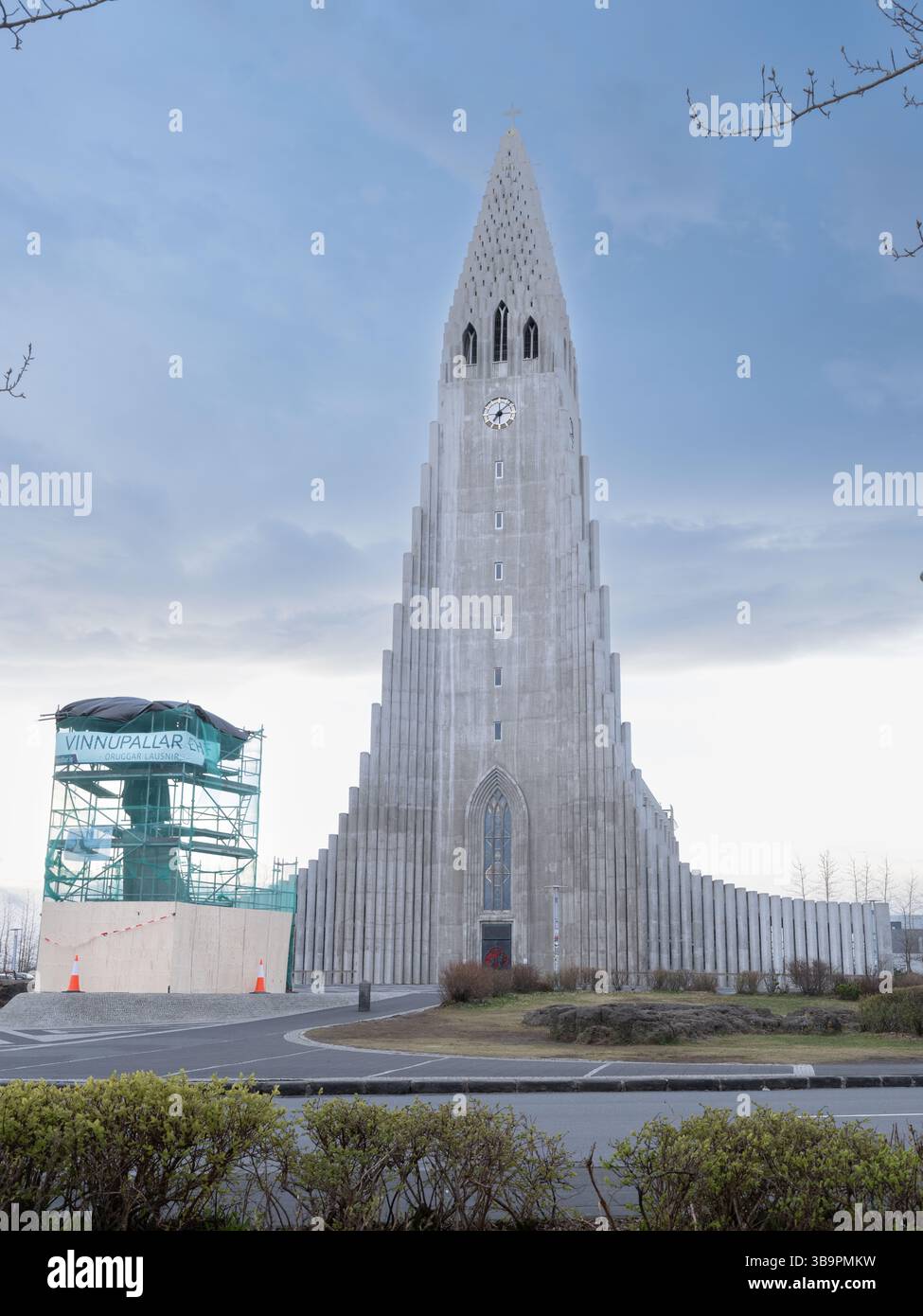 April 2025 - The famous Hallgrimskirkja church, Rejkyavik Iceland with ...