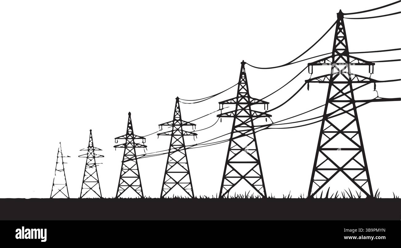 Diverse Collection of Transmission Tower Designs Electricity Pylons ...