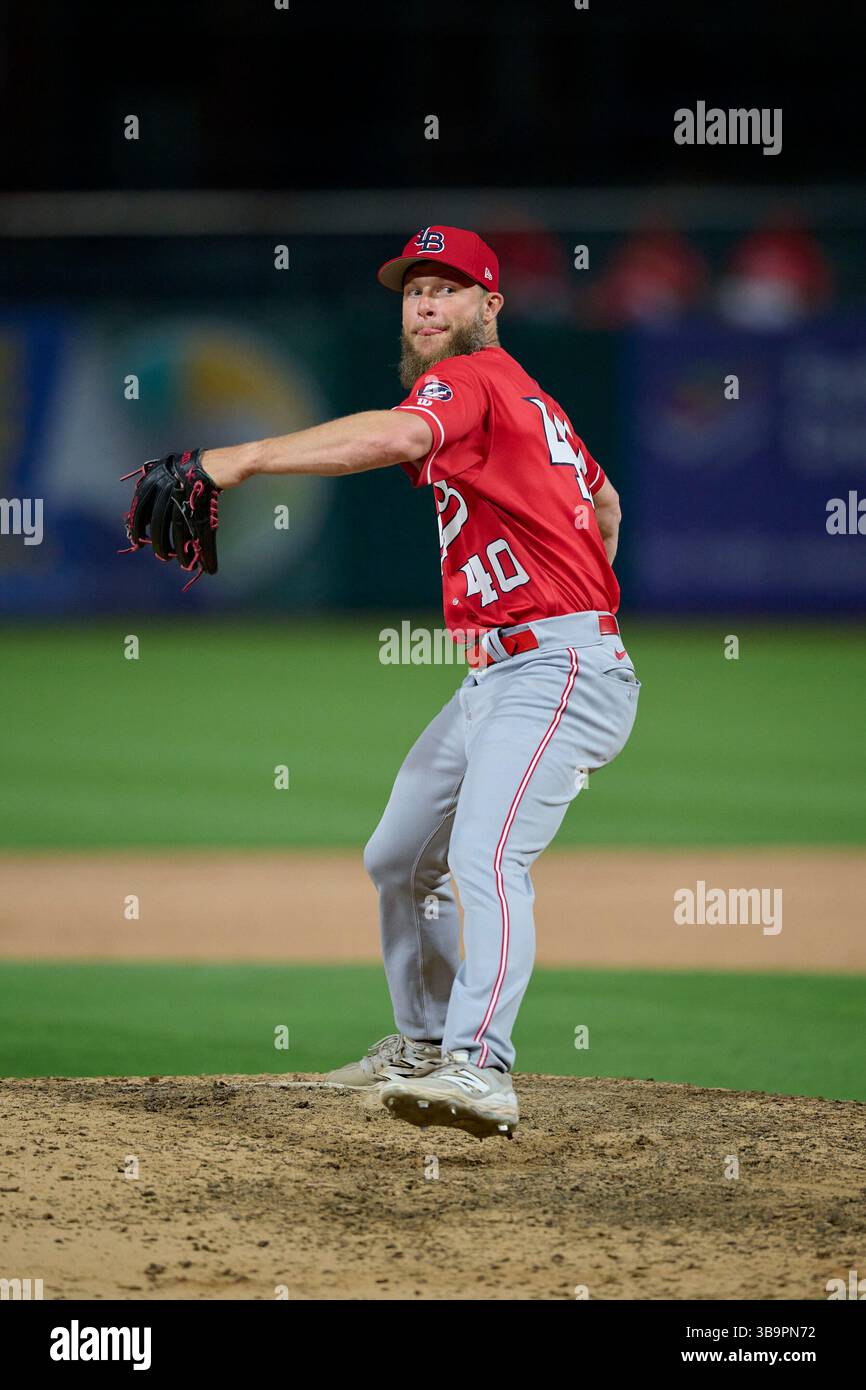 Louisville Bats pitcher Alan Busenitz (40) during an MiLB International ...