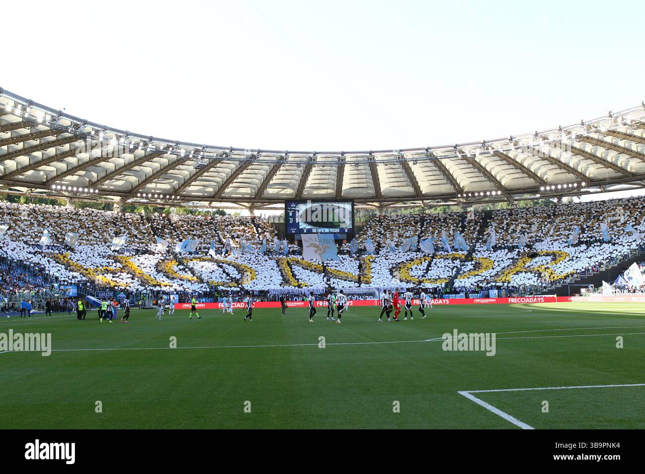 Rome, Italy. 10th May, 2025. Lazio fans' choreography in the North ...